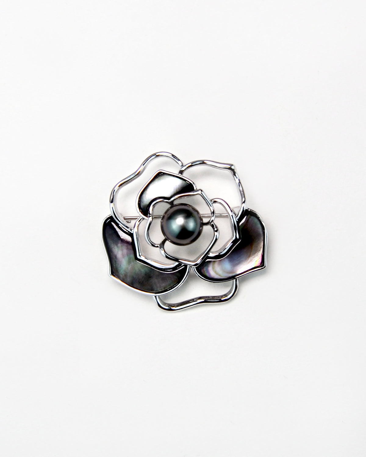 WINIFRED - Tahitian Black Pearl Brooch– Moon's Wish